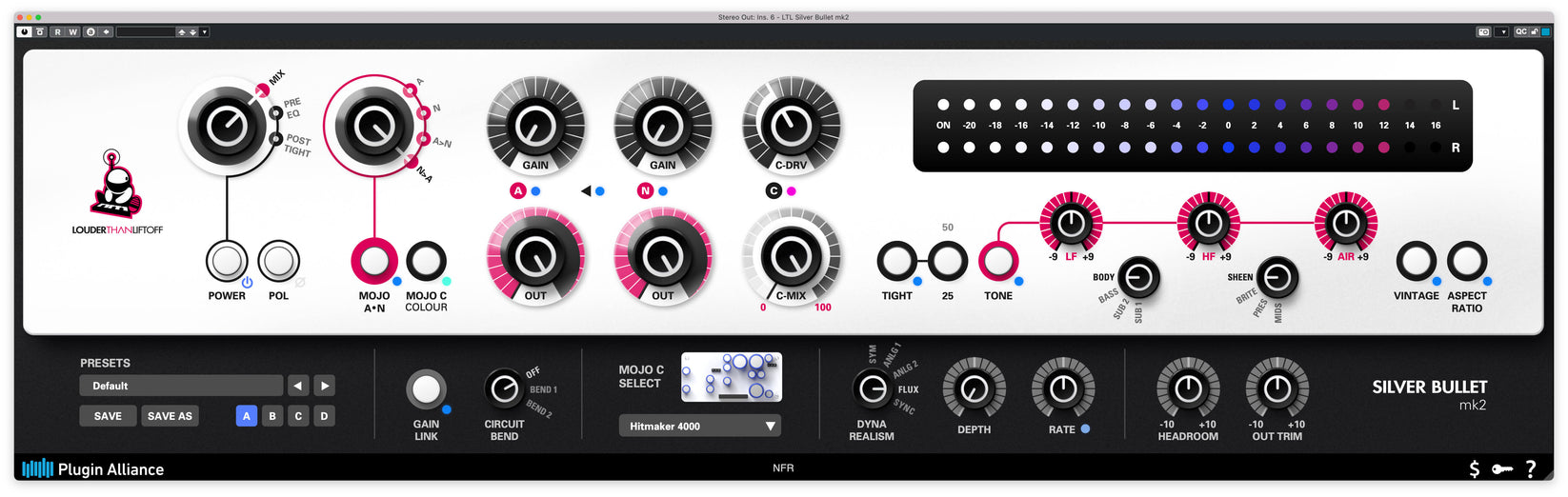 Silver Bullet mk2 Plugin – Louder Than Liftoff