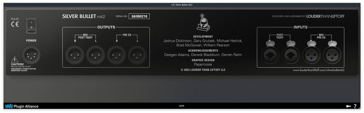 Silver Bullet mk2 Plugin - Louder Than Liftoff