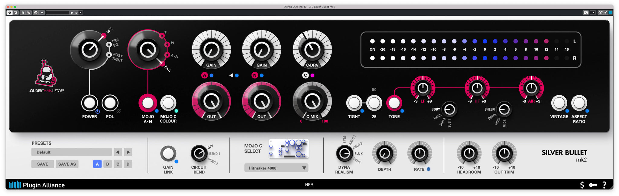 Silver Bullet mk2 Plugin – Louder Than Liftoff